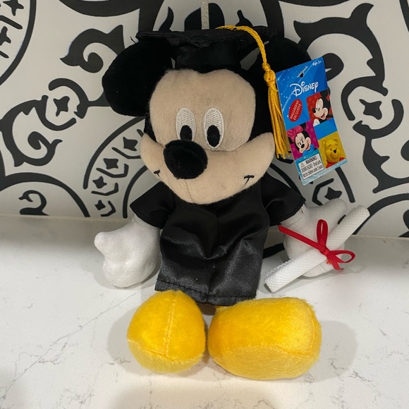 Disney | Toys | Nwt Mickey Mouse Graduation 8 Plush Congrats Grad ...